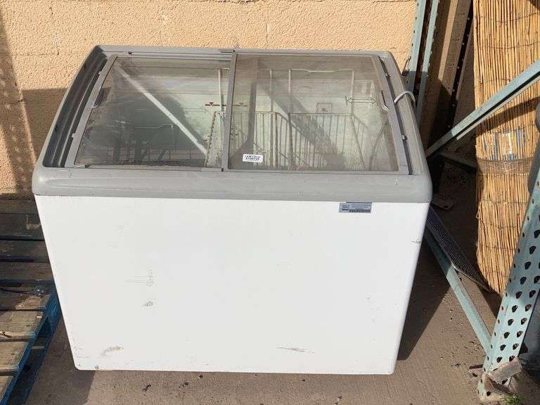 Nestlé ice cream display chest freezer. - Sierra Auction Management Inc