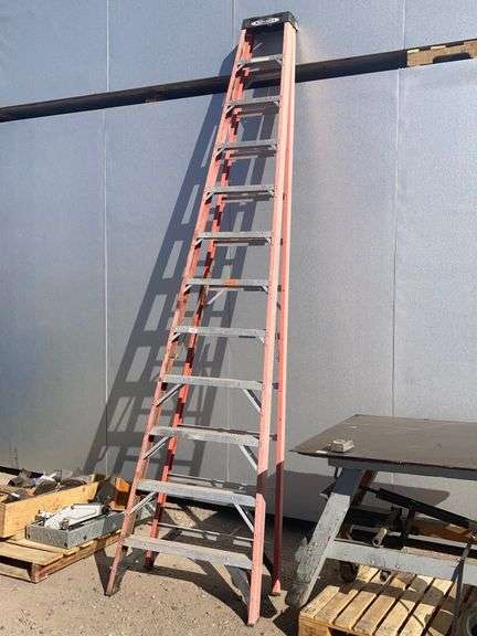 Werner 12 foot step ladder. - Sierra Auction Management Inc
