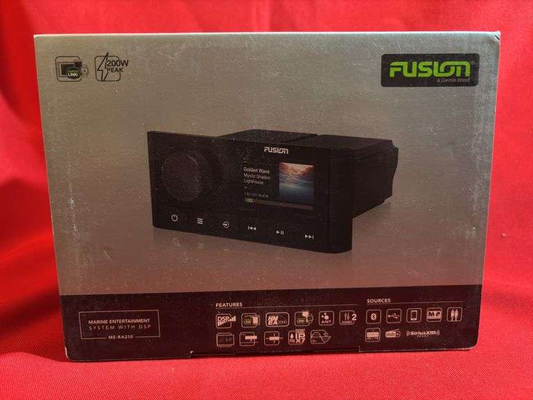 Fusion MS-RA210 Marine Entertainment System With DSP - Sierra Auction ...