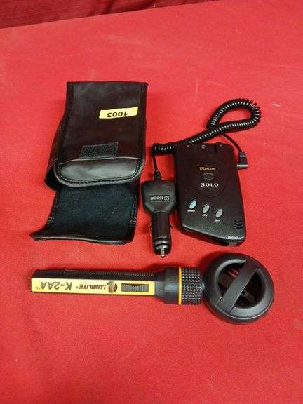 (1 Qty) Escort Solo - Police Radar Scanner Tested Working Condition ...