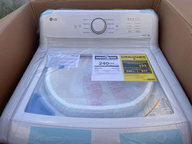 (1 Qty) LG Top Load Washer and Electric Dryer - Sierra Auction ...