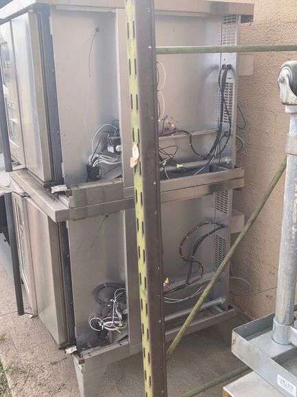 Stainless steel double stack convection oven’s. - Sierra Auction ...