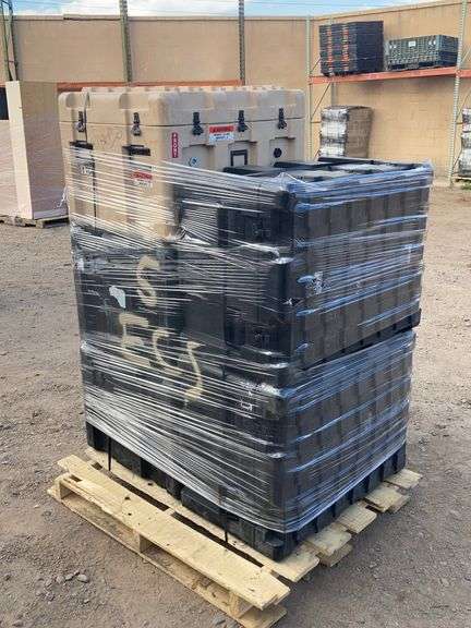 Five assorted military style hard plastic cargo containers. - Sierra ...