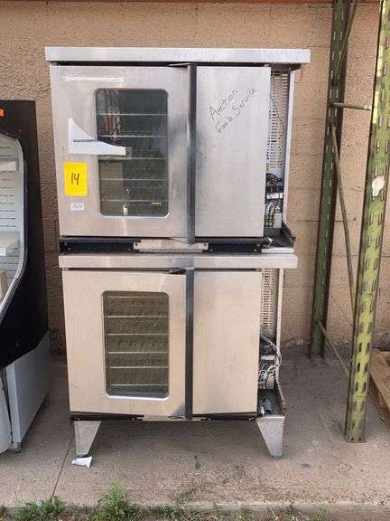 Stainless steel double stack convection oven’s. - Sierra Auction ...