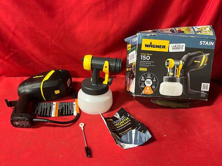WAGNER STAIN 150 Control Stainer Handheld Sprayer For Exterior Staining ...
