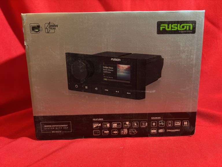 Fusion MS-RA210 Marine Entertainment System With DSP - Sierra Auction ...