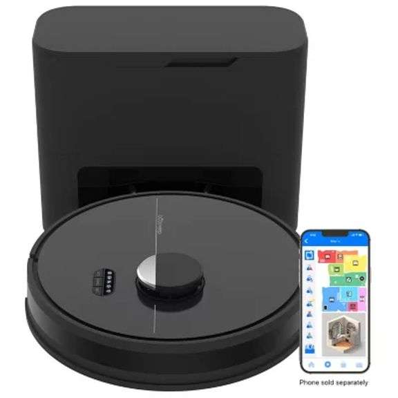 Dustin Robotic Vacuum Cleaner And Mop By Bobsweep (Color Night)( Model ...