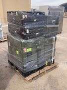 Approximately six military style hard plastic cargo containers ...