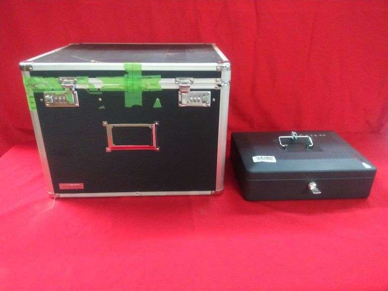(2 PC ) Sentry Safe And Vaultz Portable File Box - Sierra Auction ...