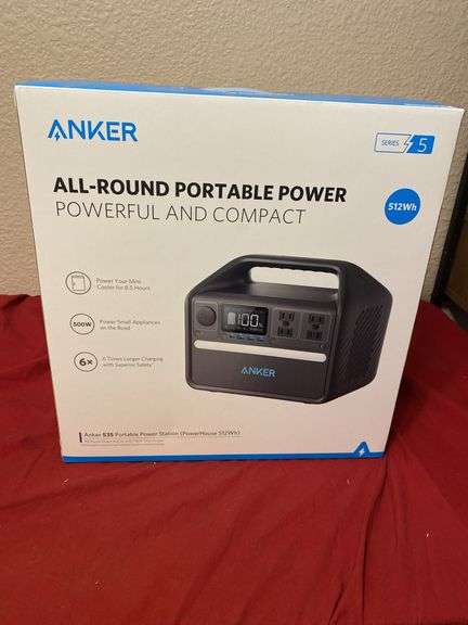 Anker 535 Portable Power Station, 512Wh Solar Generator (Solar Panel ...