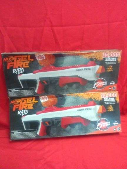 (2pc) Nerf Pro Gel Fire Raid - Sierra Auction Management Inc