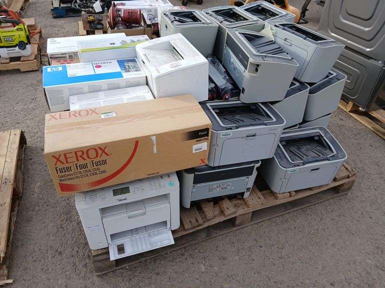 Pallet of Misc Printers/Ink Cartridges - Sierra Auction Management Inc