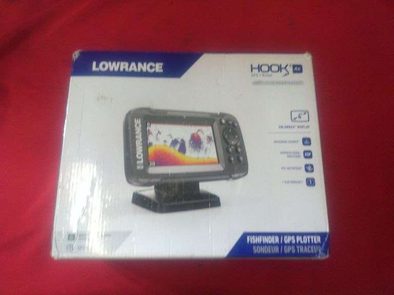 Lowrance Hook 2 4x GPS/ Bullet Dish Easy Sonar - Sierra Auction ...