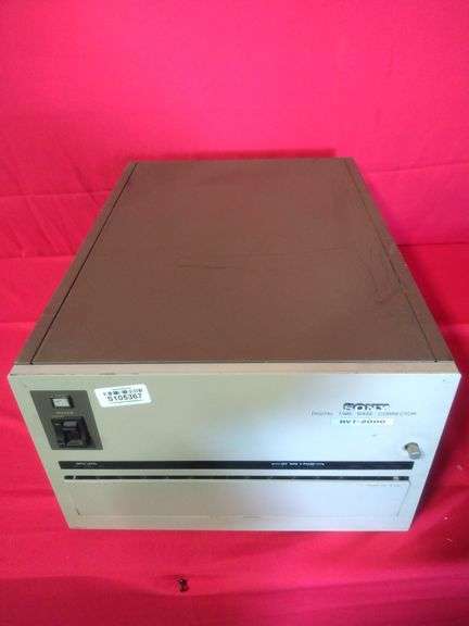 Sony Digital Time Base Corrector BVT-2000 - Sierra Auction Management Inc