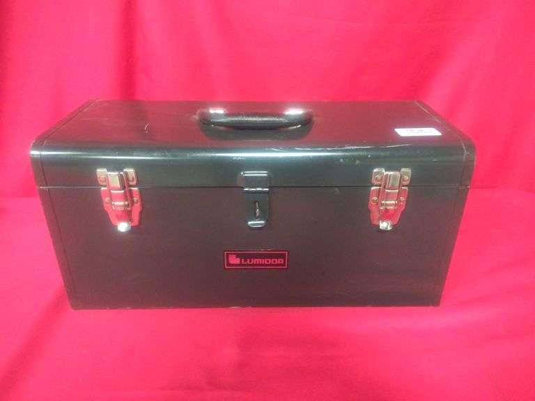 Tool Box Included Multimeter, Pliers Hammer and More - Sierra Auction ...