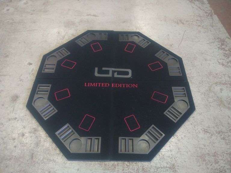 Limited Edition Poker Table With Cupholders And Chip Holder - Sierra ...