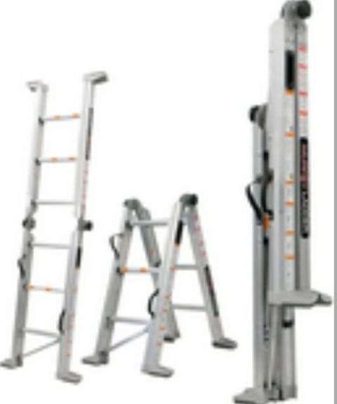 Murphy Ladder Safe Stowable Sturdy (12 ft Max Reach 9 FT Ladder Height ...
