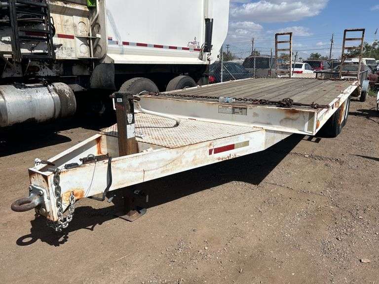 1997 Fleming Trailers T822-7 Flatbed Trailer - Sierra Auction ...