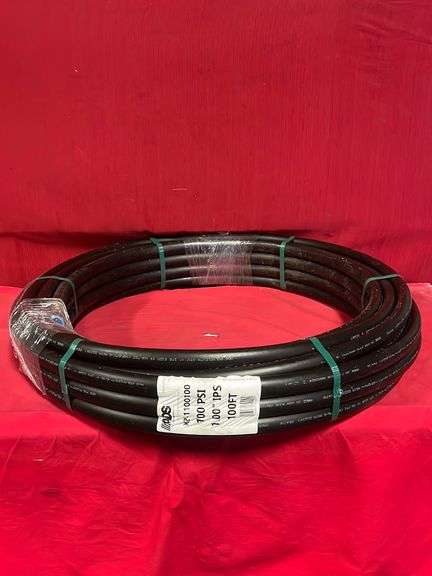ADS 1 In. X 100 Ft. IPS 100 PSI Poly Pipe - Sierra Auction Management Inc