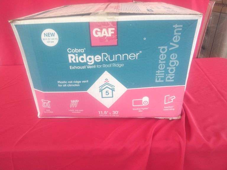 GAF Cobra Ridge Runner Exhaust Fan - Sierra Auction Management Inc