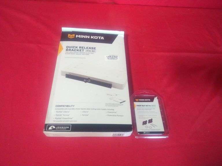 Minn Kota Quick Release Bracket RTA-62 And Minn Kota Prop Nut Kit- A ...