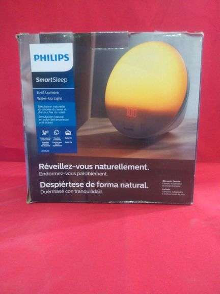 Phillips Wake -Up Light Smart Sleep,Colored Sunrise And Sunset ...