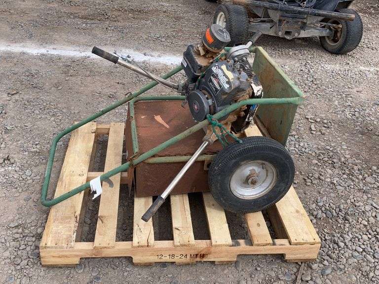 Two wheel dolly and 206 cc gas powered engine. - Sierra Auction ...