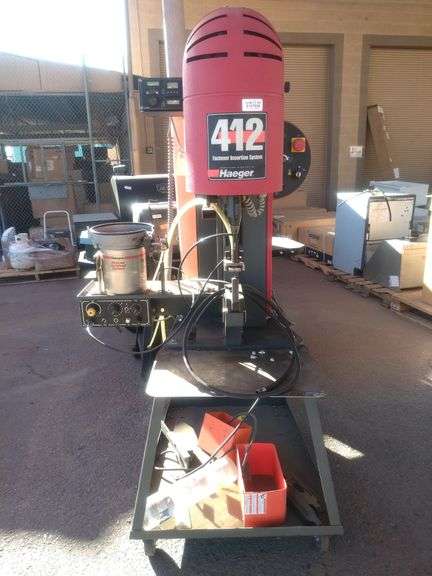 412 Fastener Insertion System Manuafactured/ Haeger Modular Autofeed ...