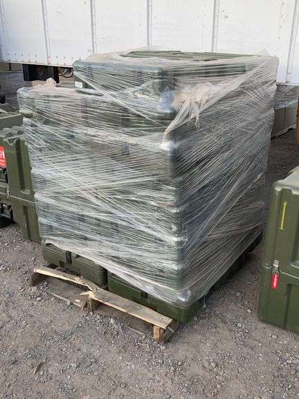 Approximately 30 military style hard plastic cargo containers. - Sierra ...