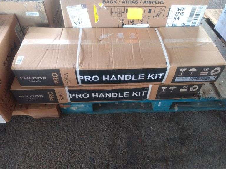 (2pc) Fulgor Milano Pro Sofia Pro Handle Kit - Sierra Auction ...