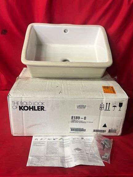 KOHLER Verticyl 17 in. Rectangle Undermount Bathroom Sink in White ...