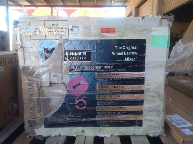 The Original Wheel Barrow Mixer - Sierra Auction Management Inc