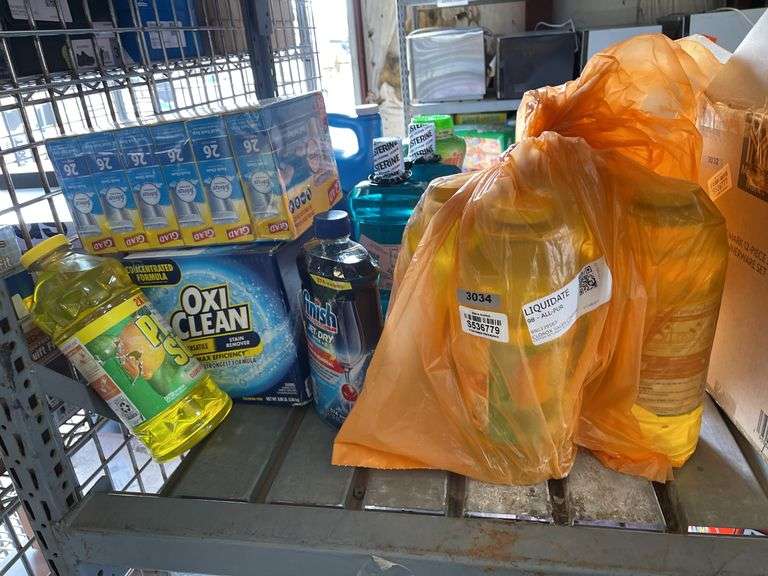 Non-Consumable Household Goods (Pine Sol, Glad Small Trash Bags ...