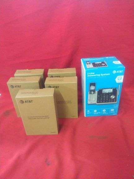 (5pc) 2 Line Accessory Handset With Caller ID/ Call Waiting And One 2 ...