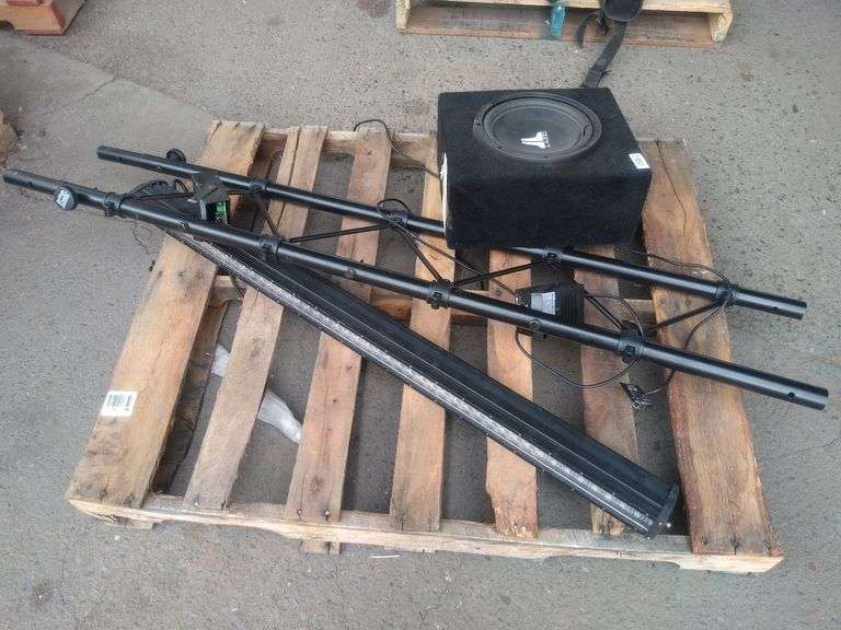 (P) Jl audio Speakers, American DJ Model S-81 LED, Long light bar ...