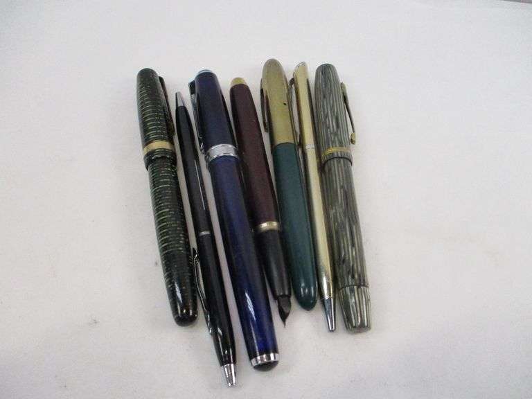 7 misc. pens including Levinger, Quill, Parker & More - Sierra Auction Management Inc