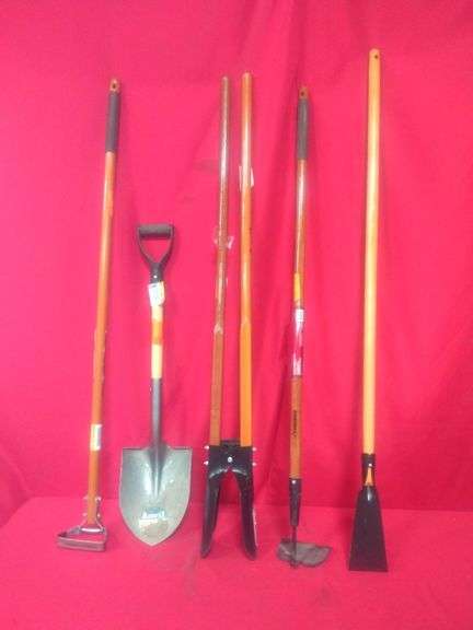 Assorted tools Including Shovel, Post Hole Digger Hoe and More - Sierra ...