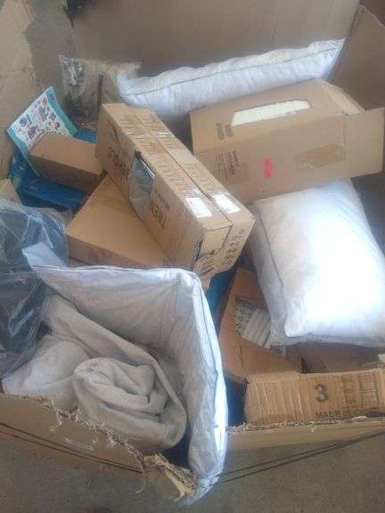 (P) Of Amazon Undelivered Items Including Stack Shoe Boxes, Pillow ...