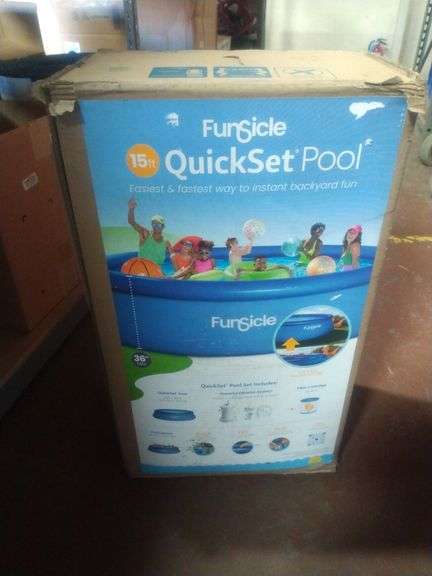 Funsicle Quick Set Pool - Sierra Auction Management Inc