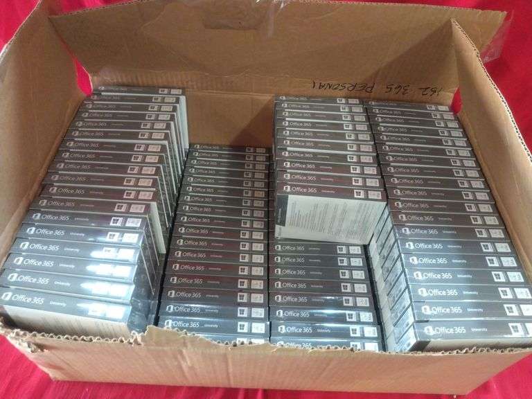 (124 boxes) Microsoft Office 365 License for Current Higher Education ...