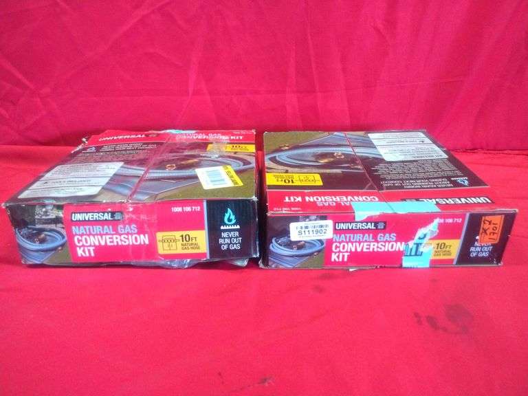(2 PC) Universal Natural Gas Conversion Kit (10Ft ) - Sierra Auction ...