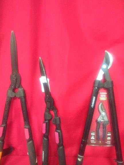 Garden Tool Set Included Hoe, Lopper, Pruner and Stand Up Weeder ...