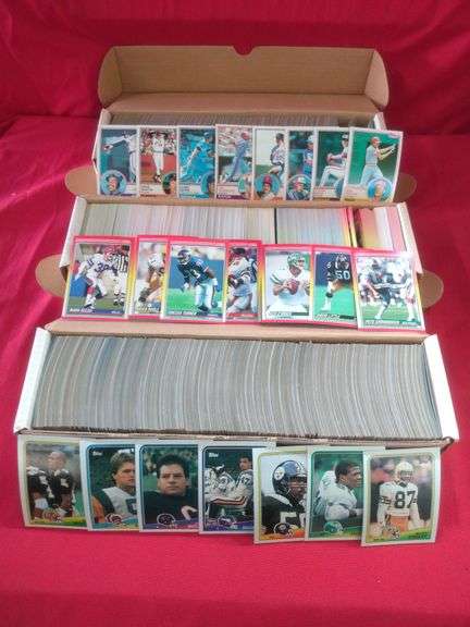 (3pc) Boxes of Assorted Sports Collectible Cards - Sierra Auction ...