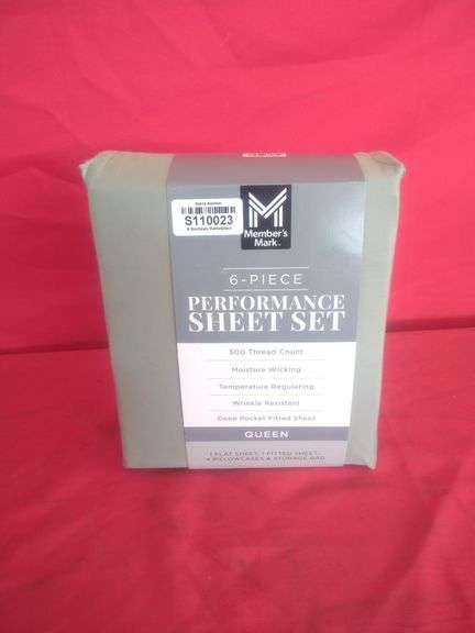 6-Piece Performance Sheet Set - Sierra Auction Management Inc