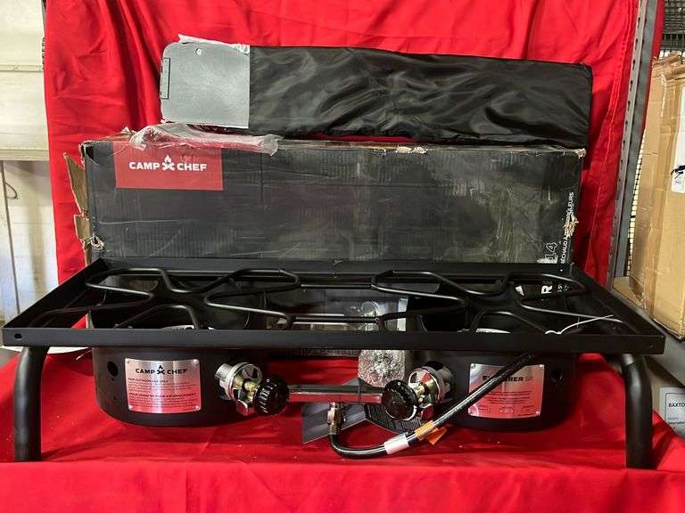 UNUSED CAMP CHEF Explorer 2-Burner Propane Gas Grill in Black - Sierra ...