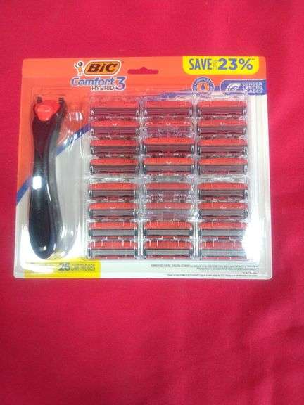 BiC Comfort 3 Hybrid Shavers 2 Handles and 26 Cartidges - Sierra ...