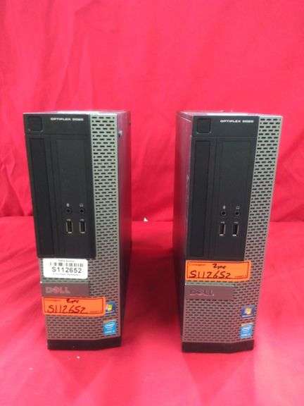 (2pc) Dell Optiplex 3020 Tower - Sierra Auction Management Inc