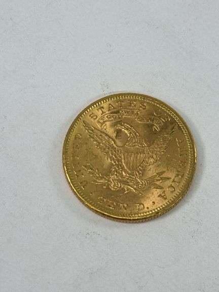 1896 Liberty Head U.S. Liberty gold coin - Sierra Auction Management Inc