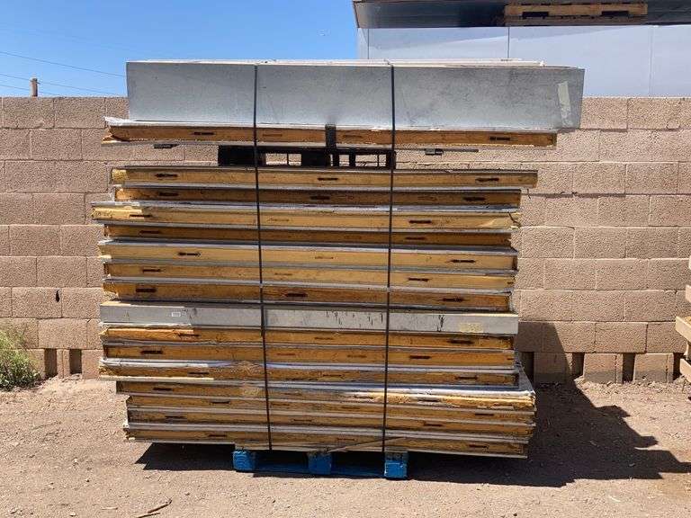 Walk-in cooler wall panels up to 8 feet long. - Sierra Auction ...