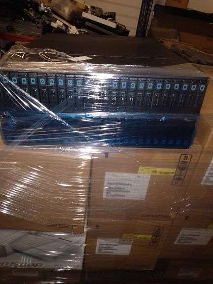 Pallet of Business Equipment including 18 Boxes of NCR Thermal Receipt ...